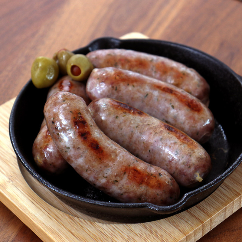 元気豚 粗挽きハーブフランク 300g（60g×5本入） 【516】｜ハム・ベーコンなど食肉製品の商品詳細｜ポケットマルシェ｜産地直送で旬の食材が生産者(農家・漁師)から届く