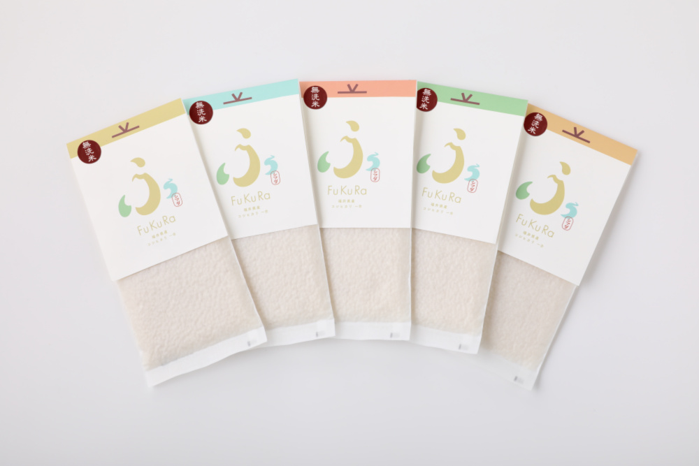 令和7年産 『FuKuRa』真空パック無洗米こしひかり1合×5｜米・穀類の商品詳細｜ポケットマルシェ｜産地直送で旬の食材が生産者(農家・漁師)から届く